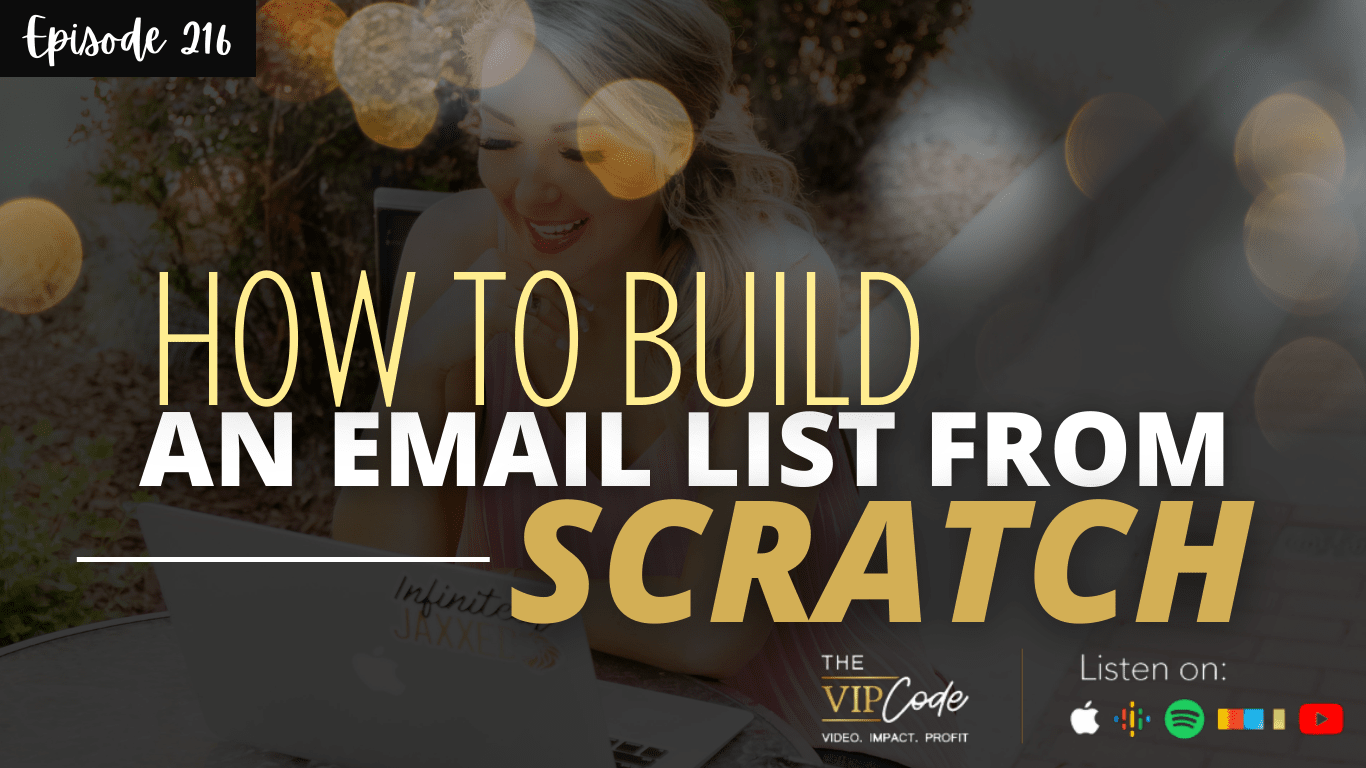 How To Build An Email List From Scratch